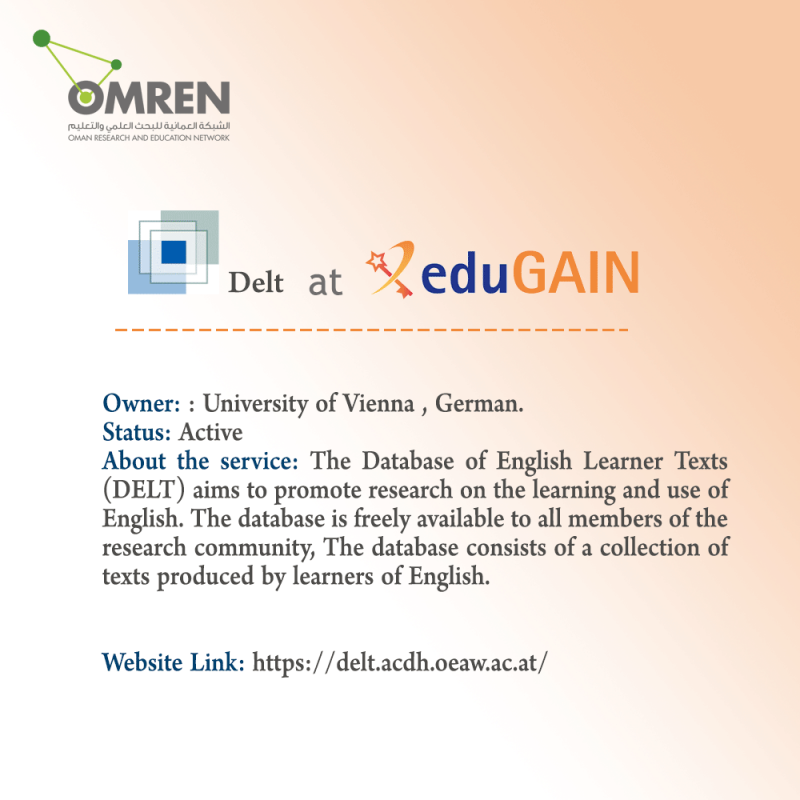 eduGAIN services – OMREN